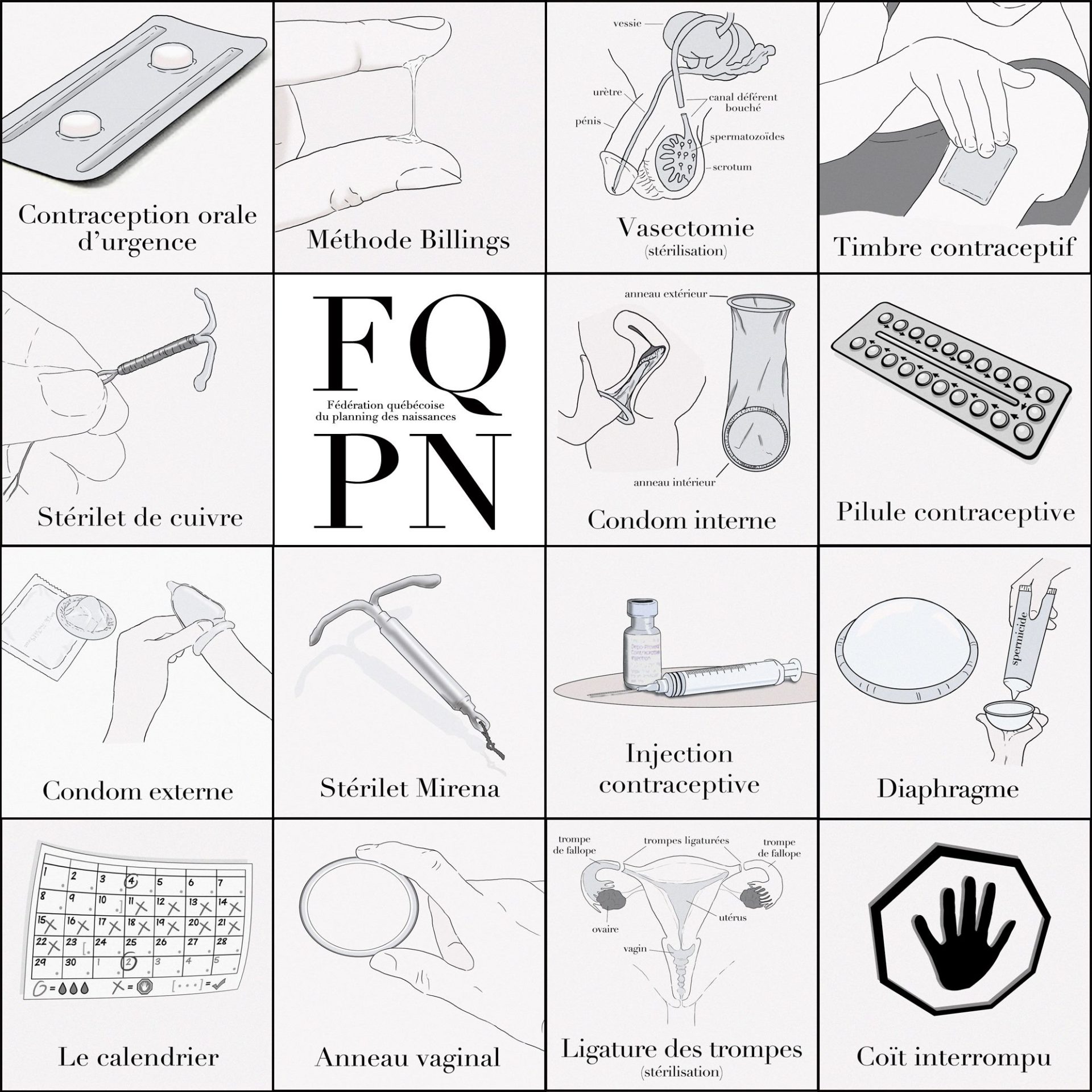 FQPN — Fédération du Québec pour le planning des naissances — Contraception